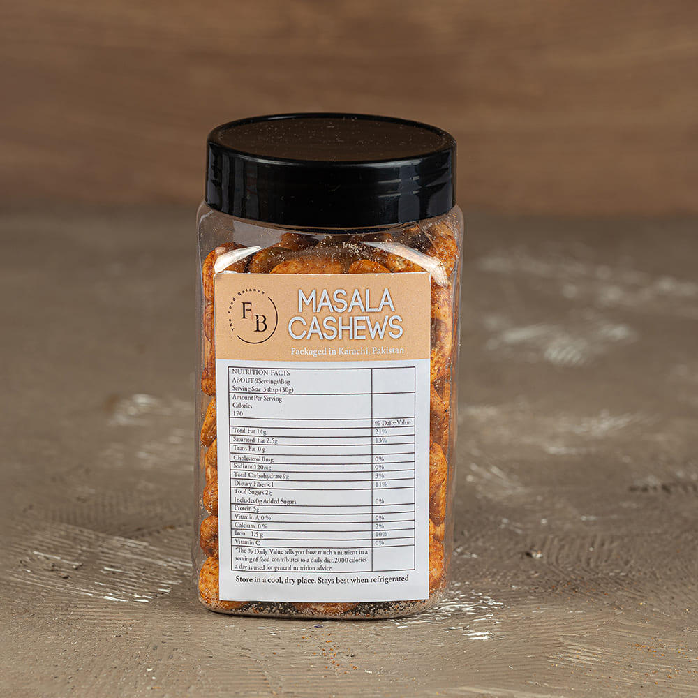 Order premium quality Masala Cashews from The Food Balance.