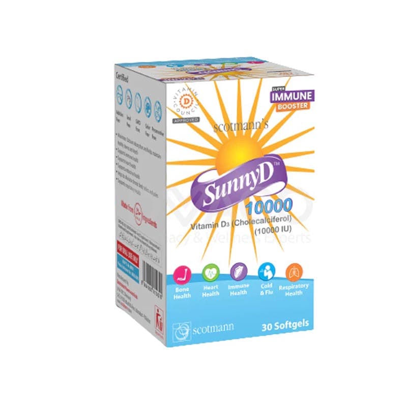 Sunny D 1000 soft gel is a supplement for healthy bones, buy now from ...